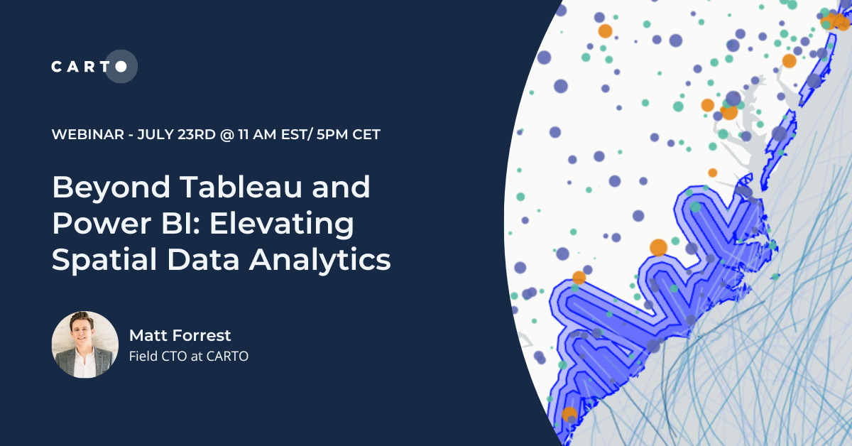 Webinar | Beyond Tableau and Power BI: Elevating Spatial Data Analytics